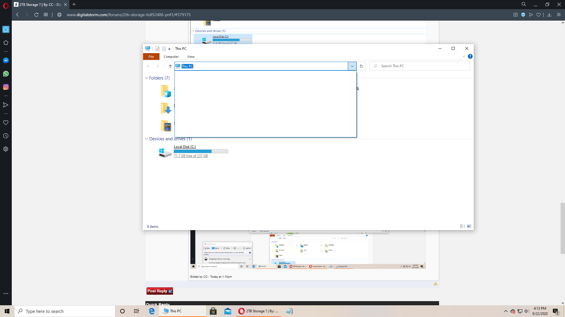 2TB Storage ? | By: CC - Digital Storm Forums