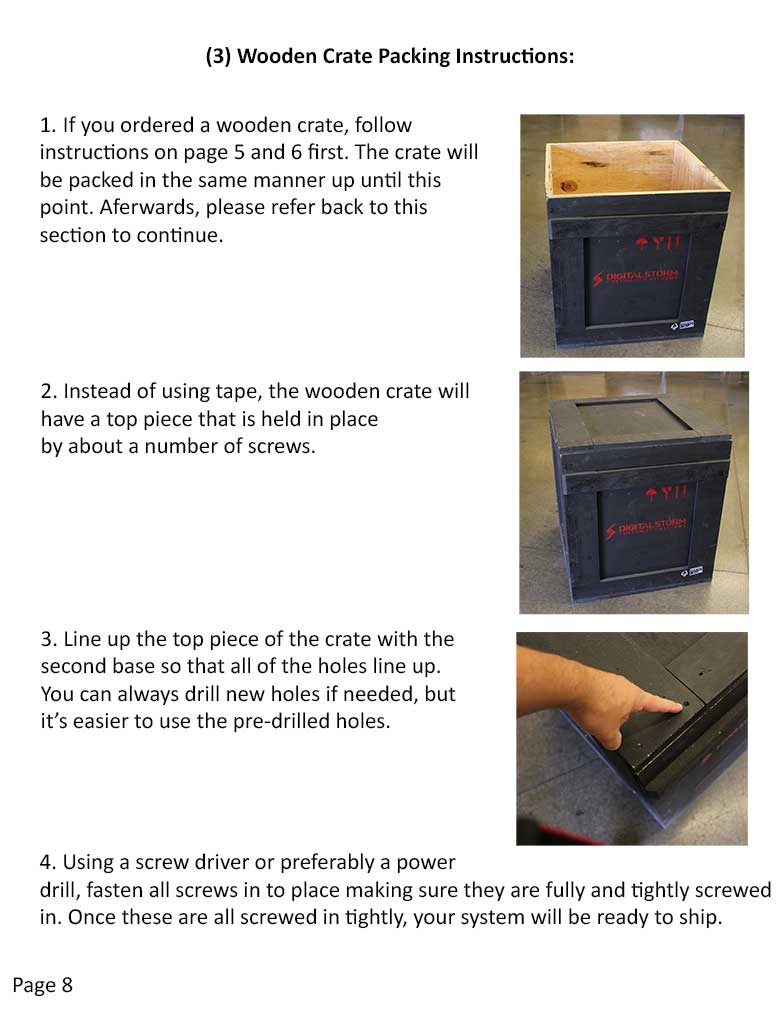 Packing Guide for Computers - Digital Storm