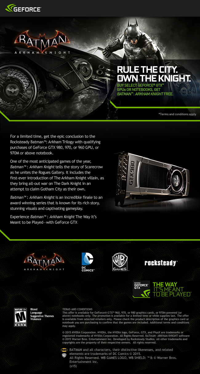 NVIDIA Batman Arkham Knight | Digital Storm