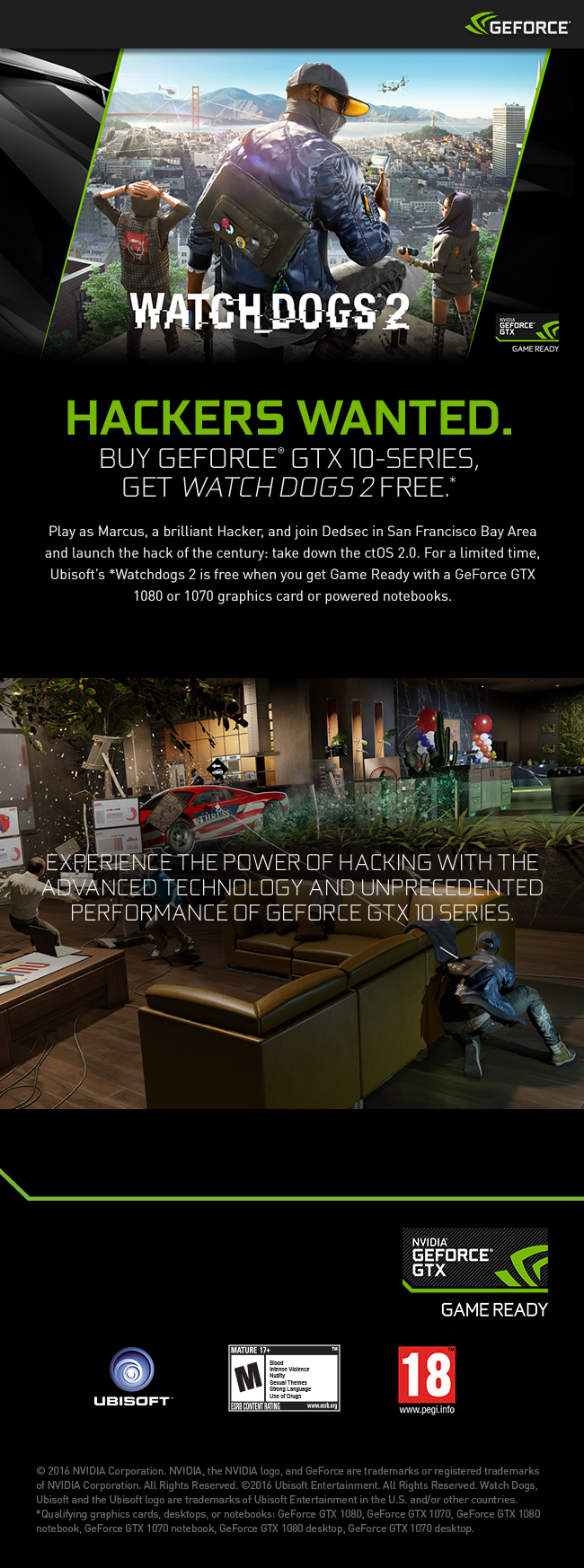 NVIDIA Watch Dogs 2 Promotion | Digital Storm