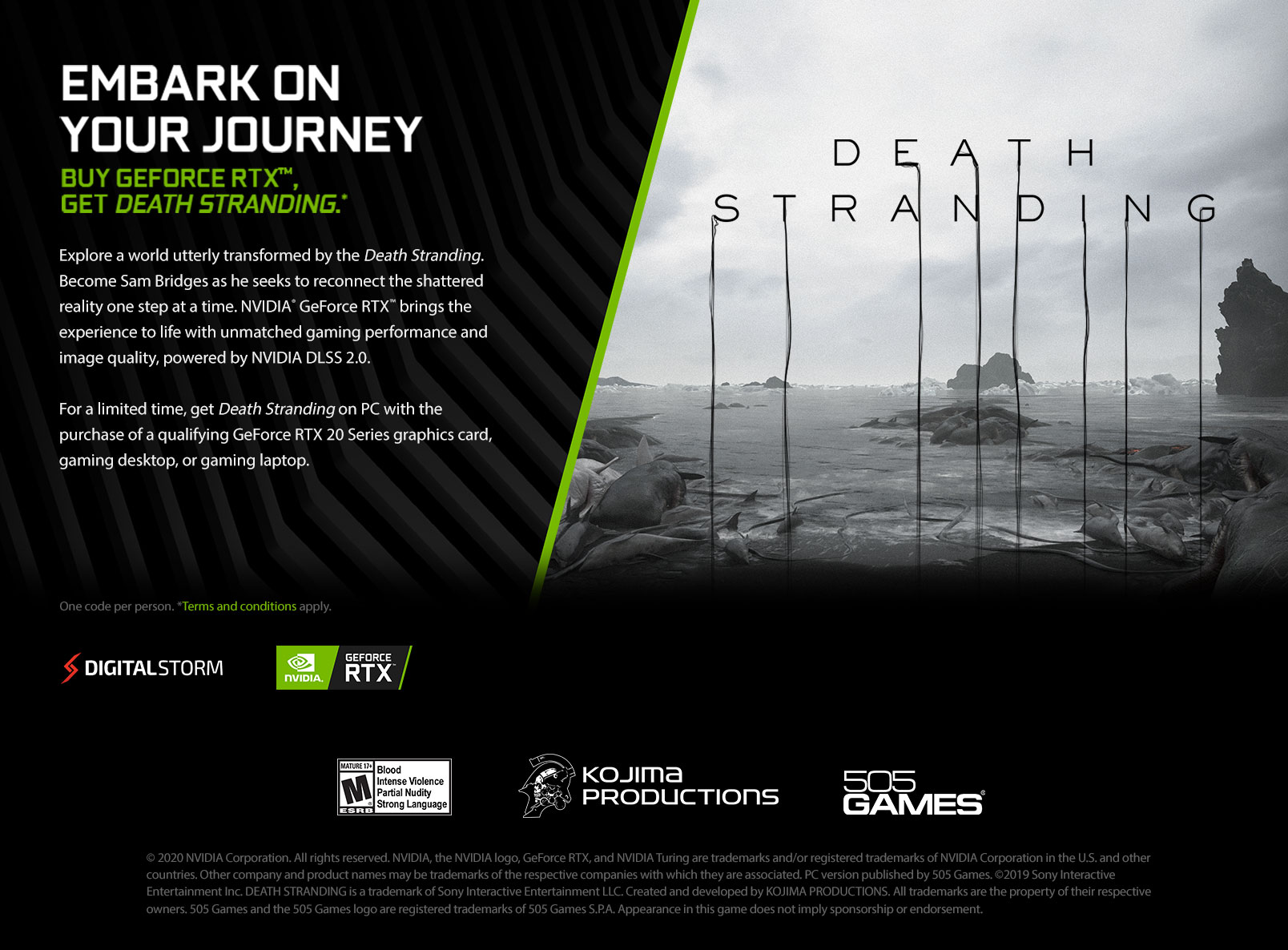 NVIDIA Death Stranding RTX Bundle | Digital Storm