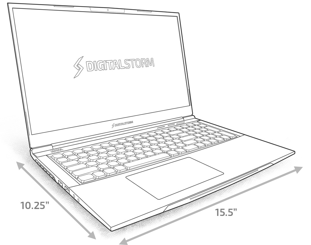 Avon 17" Gaming Laptop by Digital Storm